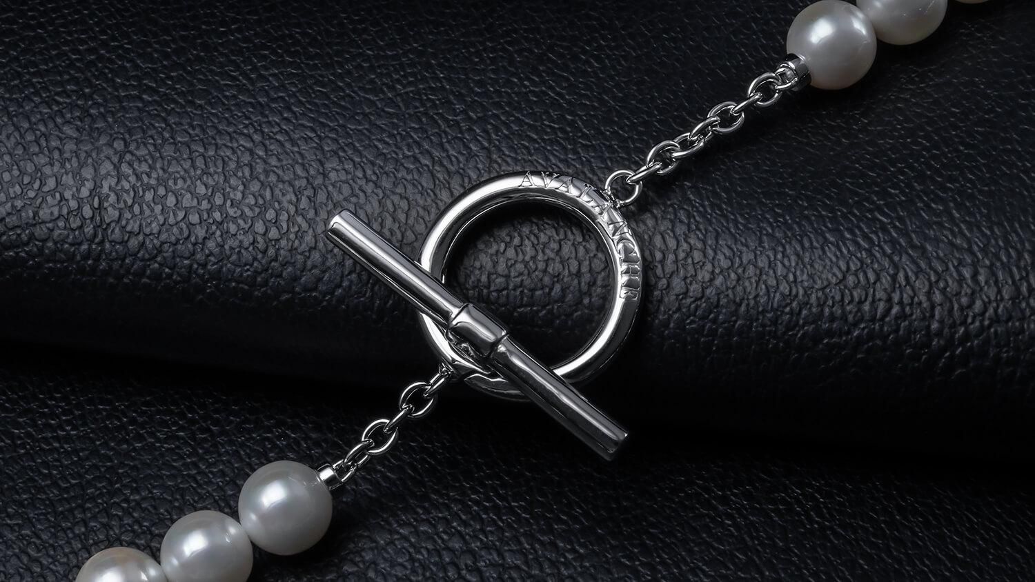 シルバー パールネックレス 幅7mm 45cm-50cm ASPN-002 シルバー パールネックレス 幅7mm 45cm-50cm ASPN-002