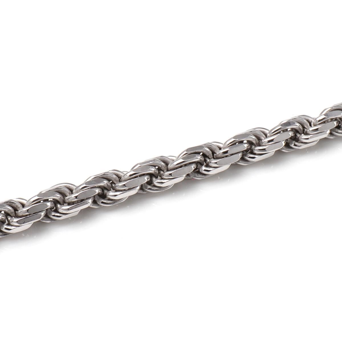 シルバー ロープネックレス 幅3.5mm 50cm-60cm 080HCMD シルバー ロープネックレス 幅3.5mm 50cm-60cm 080HCMD