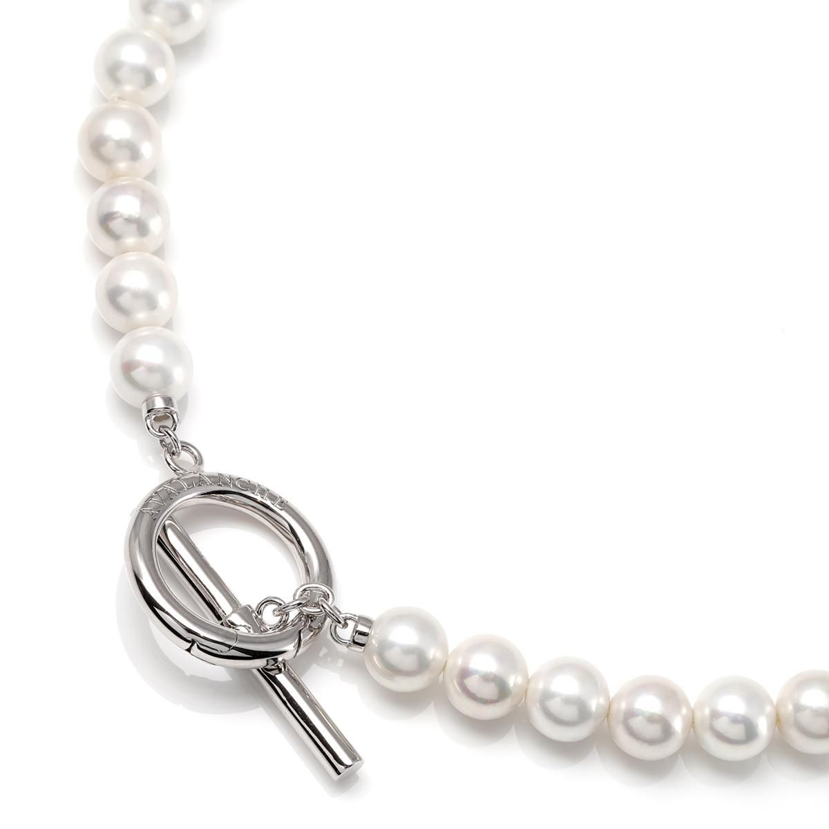 シルバー パールネックレス 幅7mm 45cm ASPN-001-CPJ026 シルバー パールネックレス 幅7mm 45cm ASPN-001-CPJ026