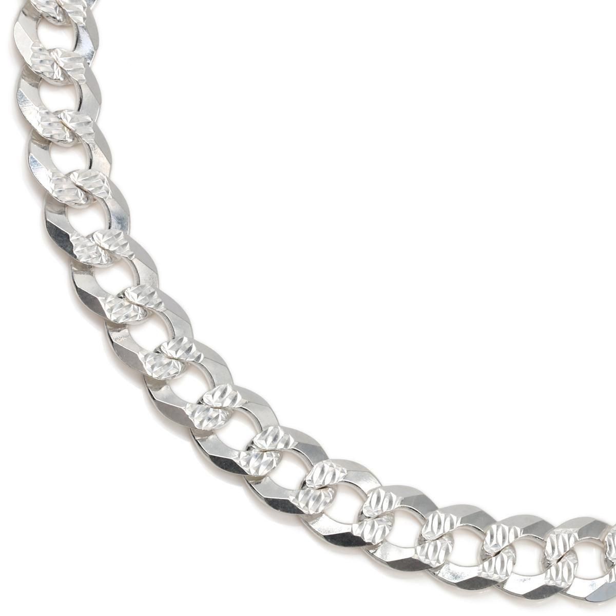 シルバー キューバンネックレス 幅8mm 46cm-61cm ACH631 シルバー キューバンネックレス 幅8mm 46cm-61cm ACH631