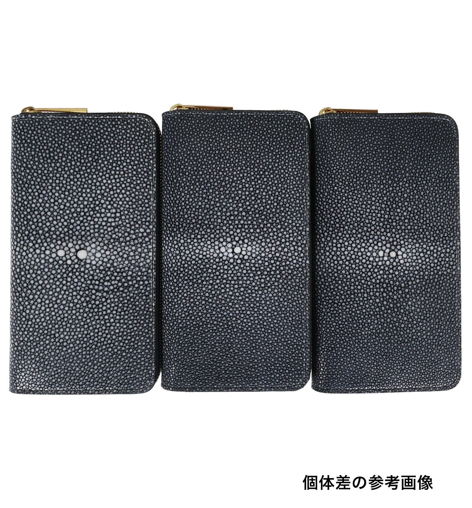 ガルーシャ 長財布 ポリッシュ ブラックNO.4(ゴールド ガルーシャ 長財布 ポリッシュ ブラックNO.4(ゴールド