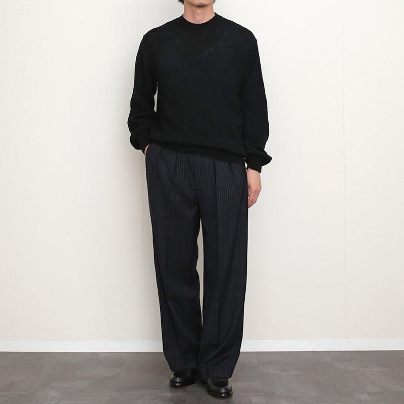 MAATEE&SONS マーティーアンドサンズ】SHET和紙 P/O SWEATER BLK MAATEE&SONS マーティーアンドサンズ】SHET和紙 P/O SWEATER BLK