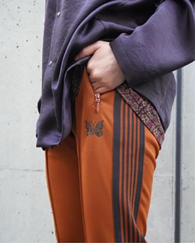 OT229A Narrow Track Pant - Poly Smooth/Rust(Needles OT229A Narrow Track Pant - Poly Smooth/Rust(Needles