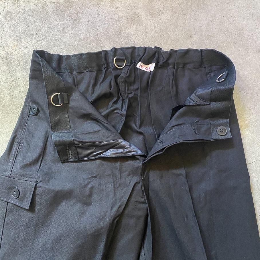 N.O.S. 1960's~1970's East German Army ”Black Work Trousers N.O.S. 1960's~1970's East German Army ”Black Work Trousers