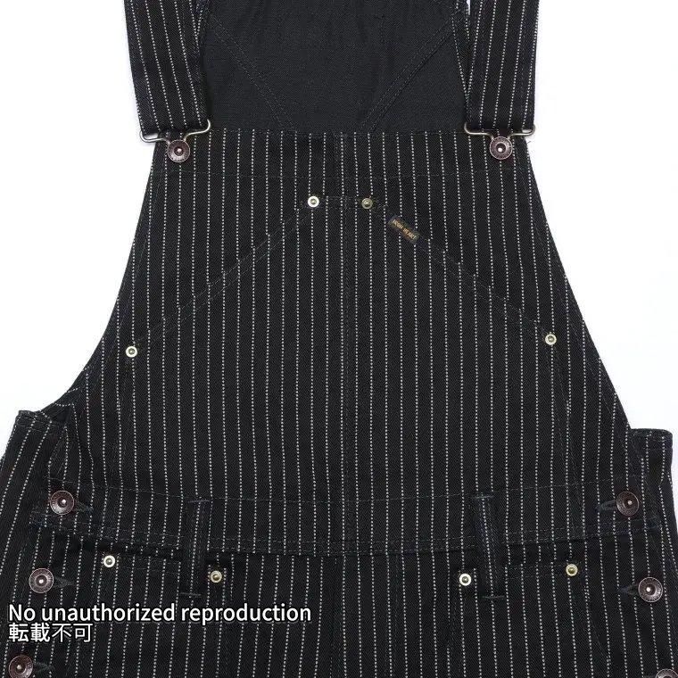 819】12ozブラックウォバッシュ ダブルニーオーバーオール 819】12ozブラックウォバッシュ ダブルニーオーバーオール