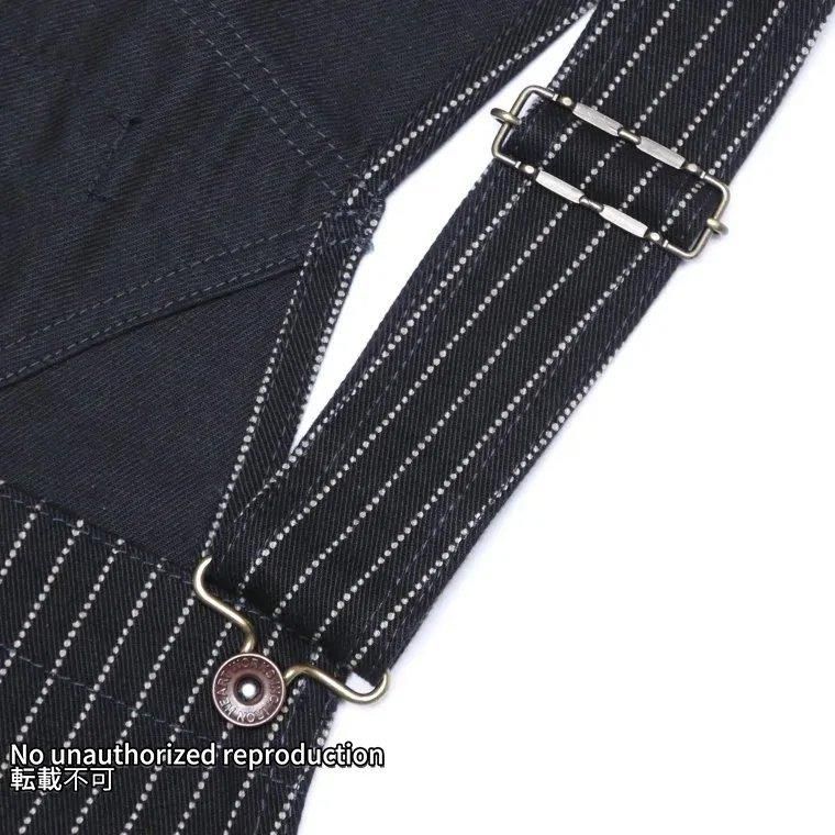 819】12ozブラックウォバッシュ ダブルニーオーバーオール 819】12ozブラックウォバッシュ ダブルニーオーバーオール