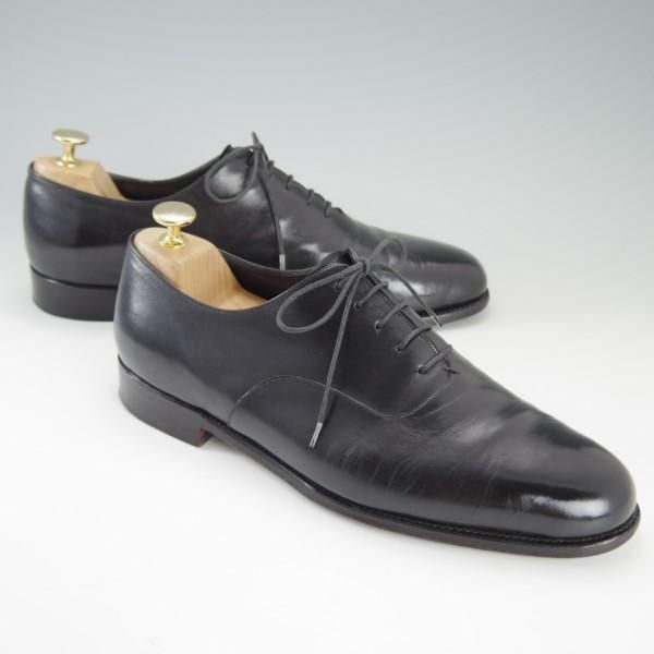 ☆(伊)ジンターラ SIZE 7.5【貴重☆ホールカット】カーフ/黒 ☆(伊)ジンターラ SIZE 7.5【貴重☆ホールカット】カーフ/黒