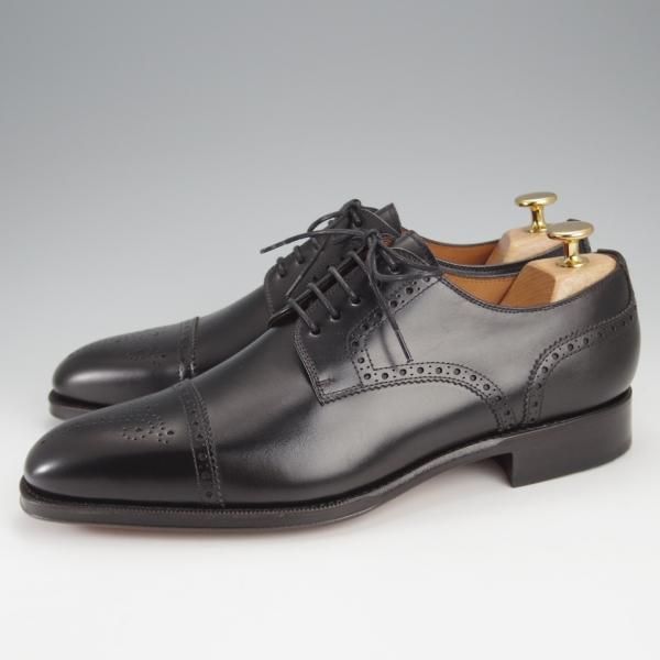 YANKO/ヤンコ SIZE 7.5【セミブローグ/黒】 - 高級中古革靴の YANKO/ヤンコ SIZE 7.5【セミブローグ/黒】 - 高級中古革靴の