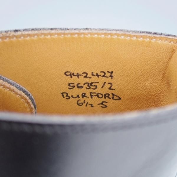 トリッカーズ SIZE 6.5【BURFORD/SUPER BOOTS/黒】 - 高級中古 トリッカーズ SIZE 6.5【BURFORD/SUPER BOOTS/黒】 - 高級中古