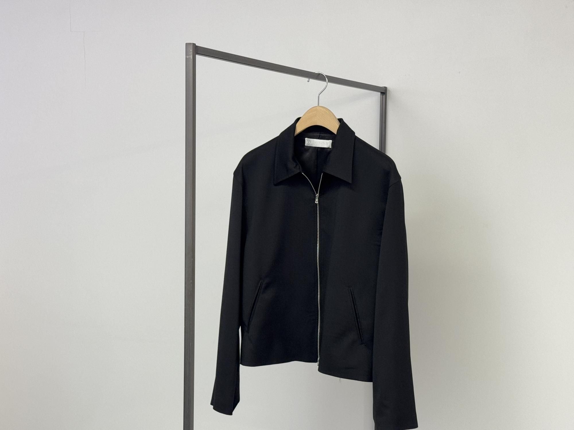 OUR LEGACY MINI JACKET(BLACK WORSTED WOOL) - Bechics OUR LEGACY MINI JACKET(BLACK WORSTED WOOL) - Bechics