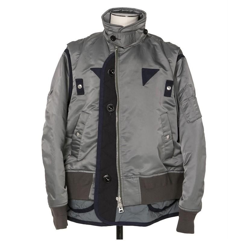 Nylon 3 Blouson Twill 新品 Mix sacai サカイ - nimfomane.com