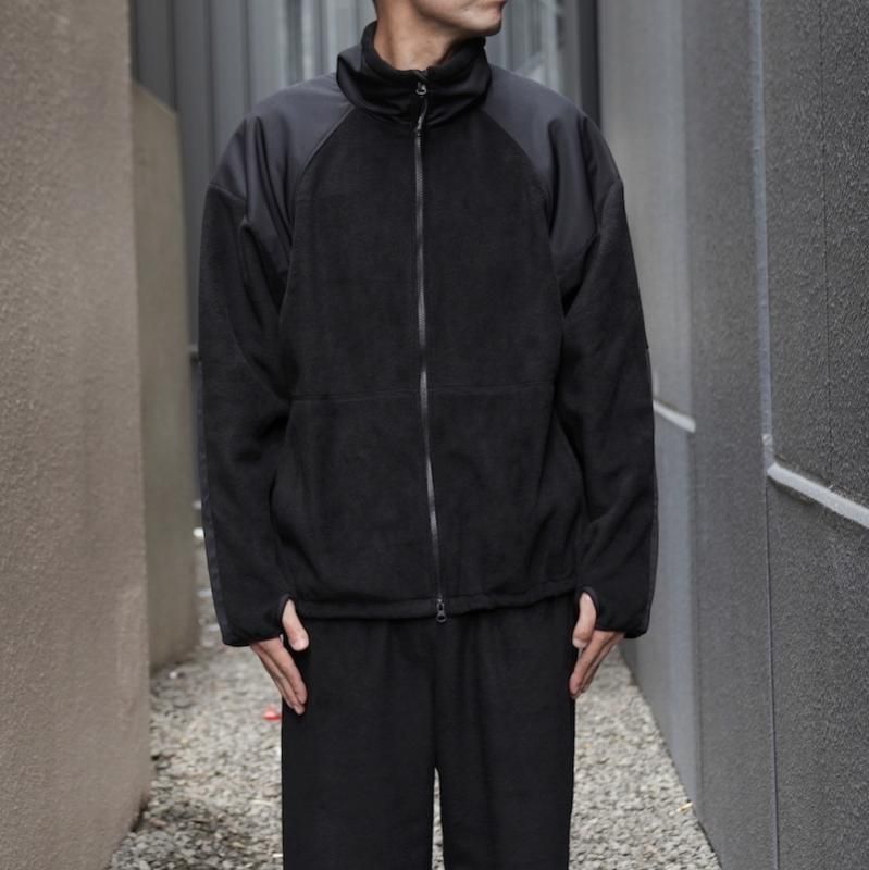 HYKE フリースジャケット ブラック 耐えがたい サイズ1 HYKE フリースジャケット ブラック 耐えがたい サイズ1