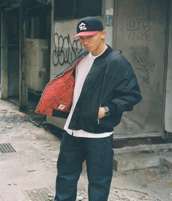 CHALLENGER REVERSIBLE DERBY DOWN JACKET (BLACK-RED) - 東海 CHALLENGER REVERSIBLE DERBY DOWN JACKET (BLACK-RED) - 東海