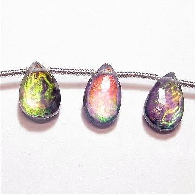 粒売り】トリプレット水晶 ペアシェイプ レインボー|咲耶開運堂 粒売り】トリプレット水晶 ペアシェイプ レインボー|咲耶開運堂