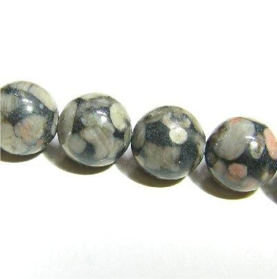 粒売り】貝の化石ビーズ(クリノイド)8mm|咲耶開運堂 粒売り】貝の化石ビーズ(クリノイド)8mm|咲耶開運堂