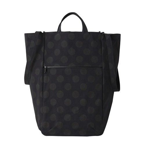 F039-LCOTTON RIPSTOP ZIPPY TOTE(L)DOT - amiacalva F039-LCOTTON RIPSTOP ZIPPY TOTE(L)DOT - amiacalva