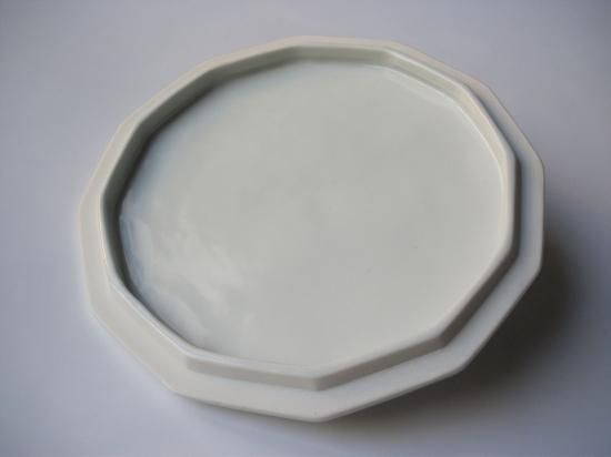古染付写 十二角水指 (共箱)三代 紫翠窯 西村徳泉 - 茶道具販売 古染付写 十二角水指 (共箱)三代 紫翠窯 西村徳泉 - 茶道具販売