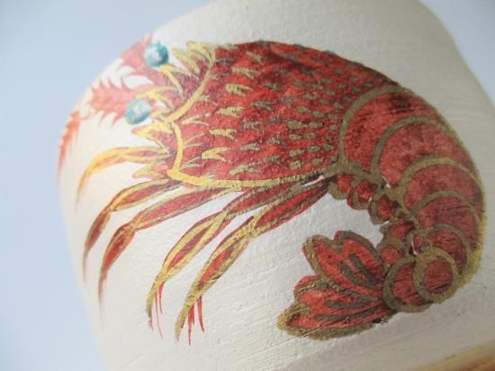色絵 海老茶碗 (共箱)二代 手塚玉堂 - 茶道具販売 栗林園 色絵 海老茶碗 (共箱)二代 手塚玉堂 - 茶道具販売 栗林園