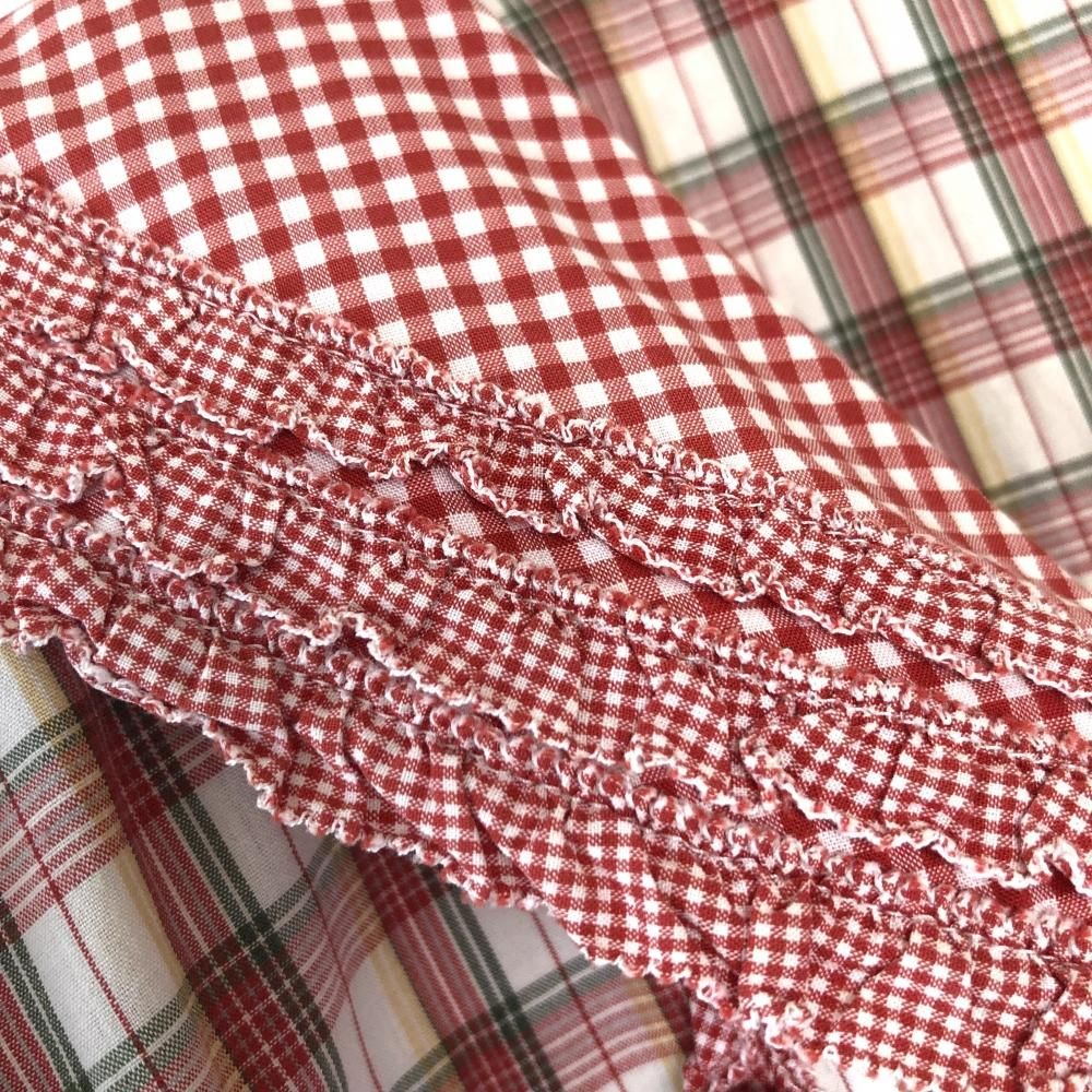 PINK HOUSE チェック×チェック セーラーワンピース- 古着屋マッシュ PINK HOUSE チェック×チェック セーラーワンピース- 古着屋マッシュ