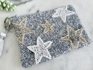 定番】スターポーチ(Silver/スワロフスキーストーン付 SSサイズ 定番】スターポーチ(Silver/スワロフスキーストーン付 SSサイズ