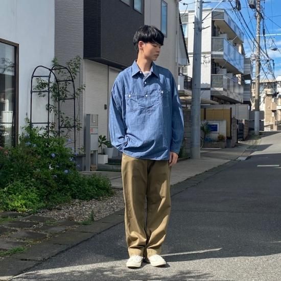 POST O'ALLS”No.2 Shirt”indigo check 2- SECOURS / ONLINE SHOP POST O'ALLS”No.2 Shirt”indigo check 2- SECOURS / ONLINE SHOP