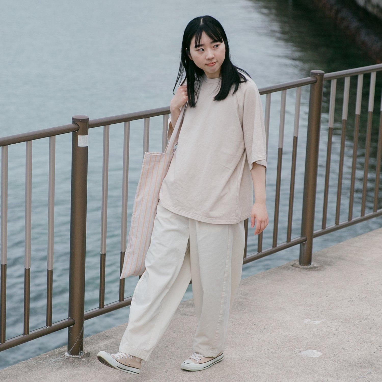 RINEN60/2強撚ギャバオーバルイージーパンツ/No.R49407 - MUYA SHOP RINEN60/2強撚ギャバオーバルイージーパンツ/No.R49407 - MUYA SHOP