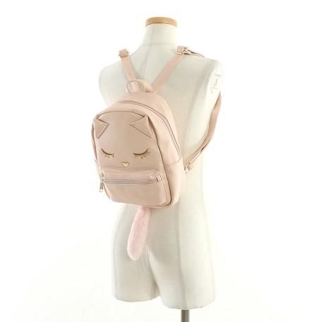 プーちゃんしっぽミニリュック - ふくろう・ねこ・ぶたの雑貨店 プーちゃんしっぽミニリュック - ふくろう・ねこ・ぶたの雑貨店