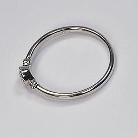 プラチナ・ダイヤモンド0.152ct(H&C・鑑別書カード付 プラチナ・ダイヤモンド0.152ct(H&C・鑑別書カード付