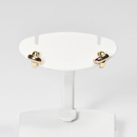 K10＆K10PG 2カラーキスマークピアス - DIAN POOL ダイアンプール - ジュエリー通販