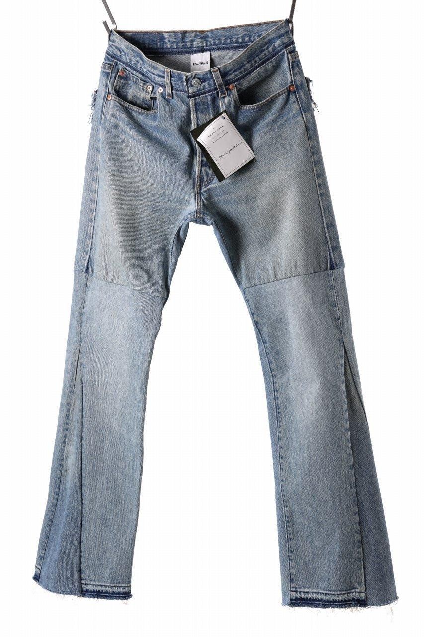 READYMADE WIDE FLARE DENIM PANTS / (BLUE #H)の商品ページ READYMADE WIDE FLARE DENIM PANTS / (BLUE #H)の商品ページ