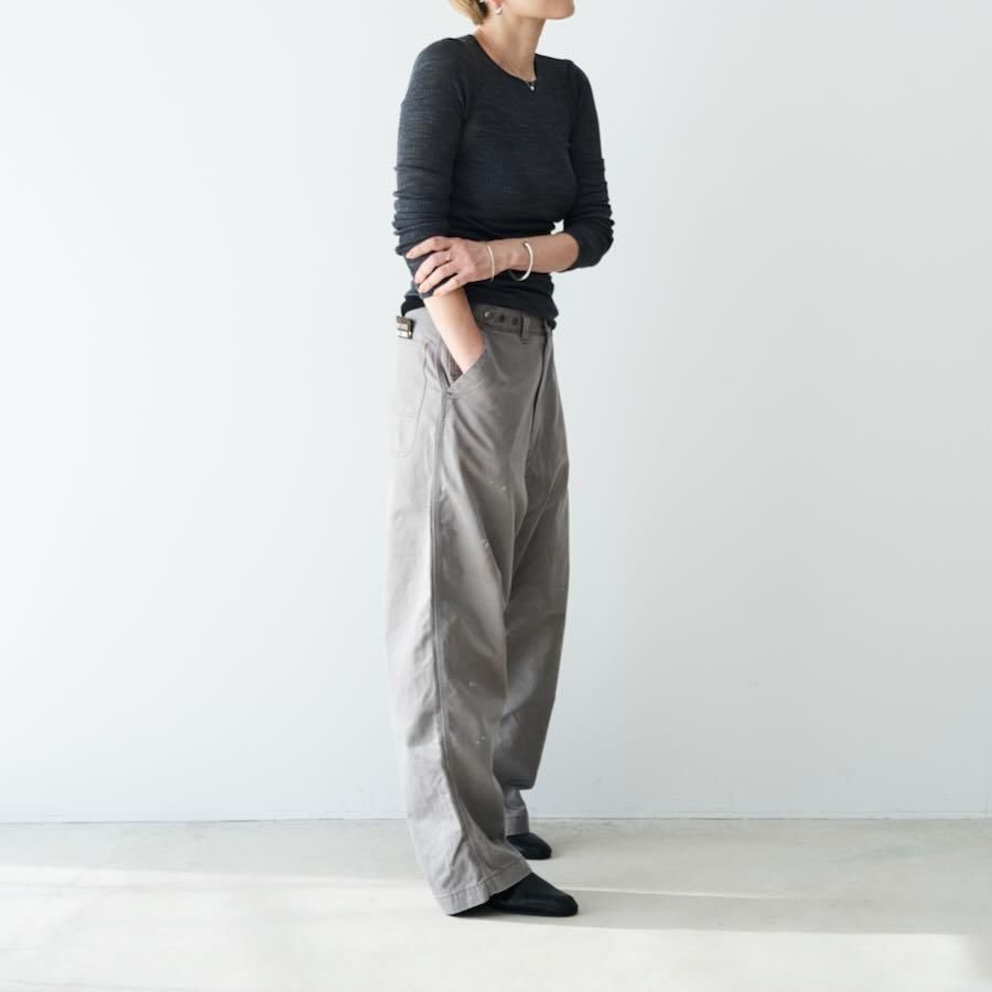 ordinary fits(オーディナリーフィッツ)BELL PANTS GRY ordinary fits(オーディナリーフィッツ)BELL PANTS GRY