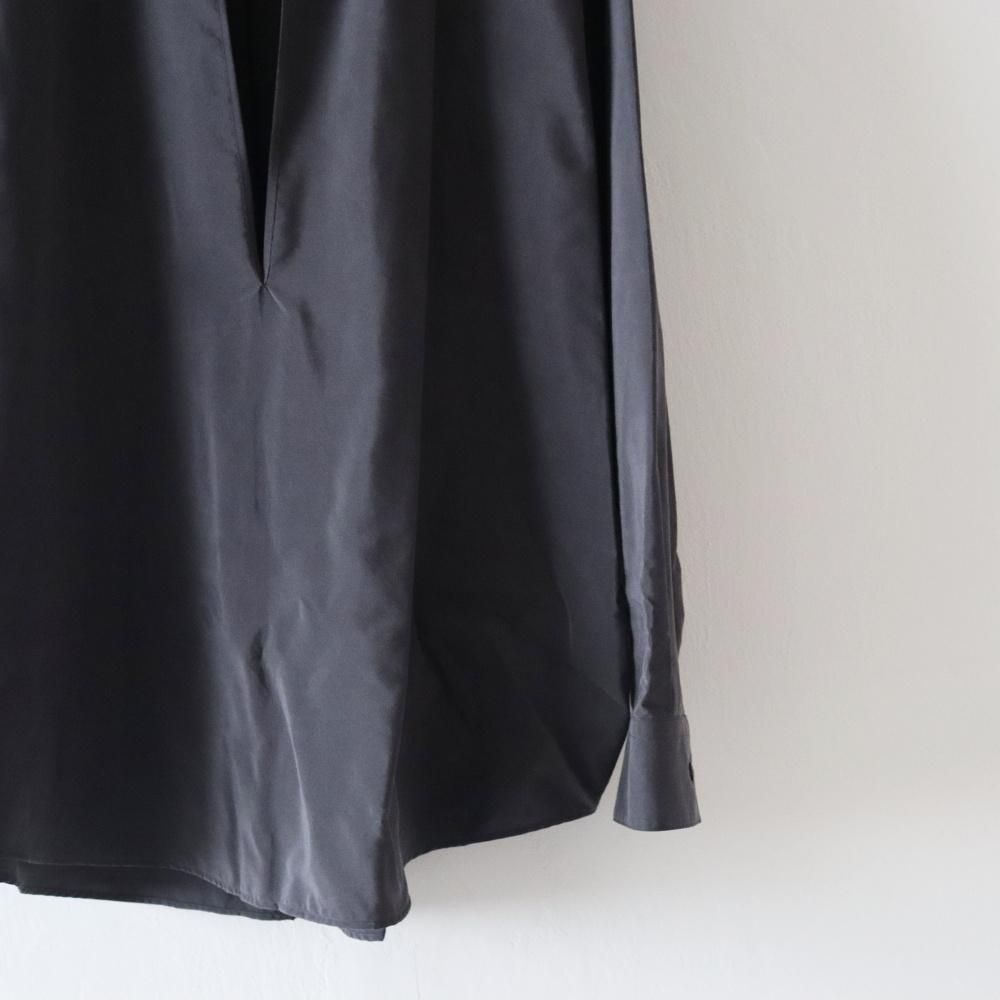 ssstein_MEN'S SILK NYLON SKIPPER SHIRT - DIMPLE ssstein_MEN'S SILK NYLON SKIPPER SHIRT - DIMPLE