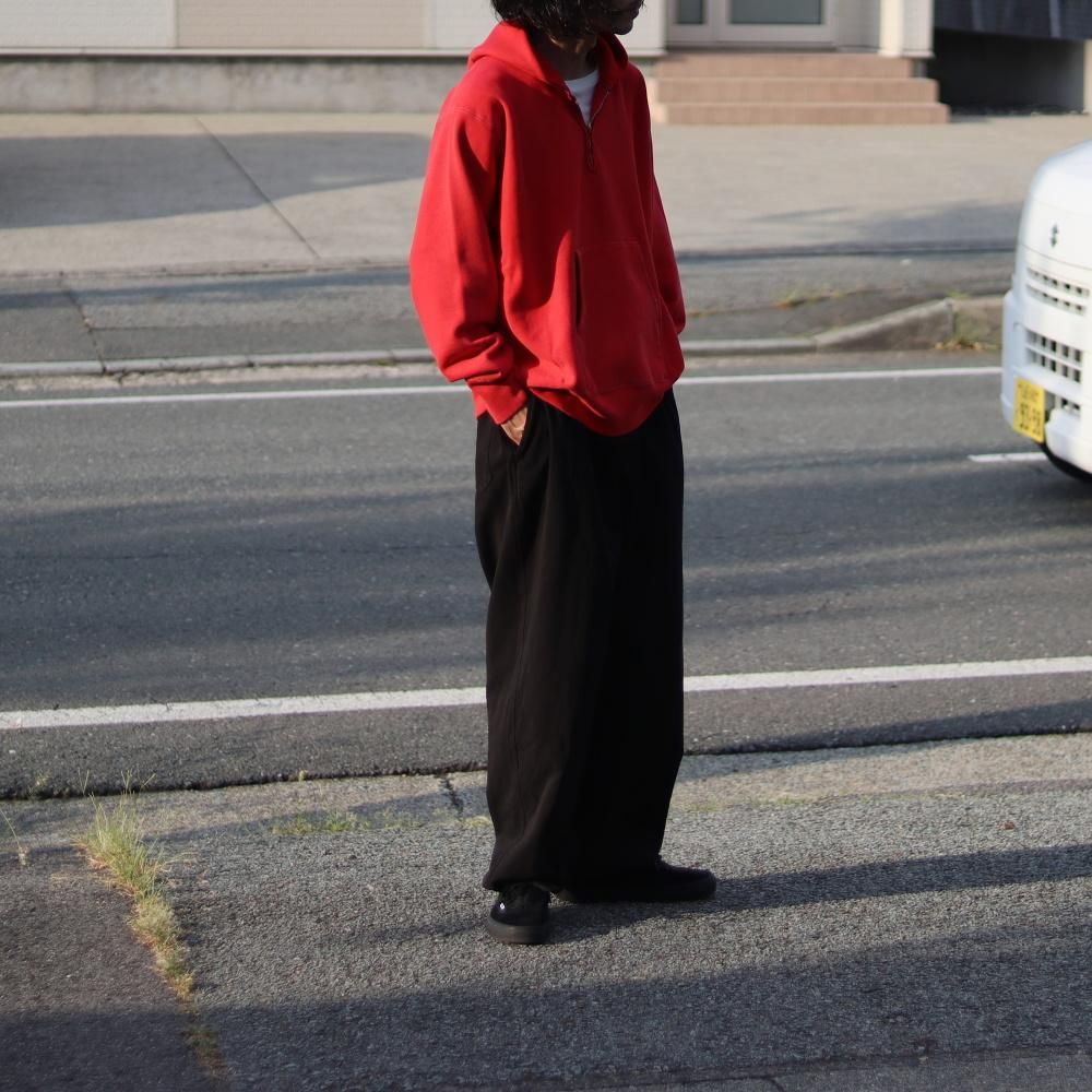 A.PRESSE Vintage Half Zip Sweat Hoodie (2 COLORS) - DIMPLE A.PRESSE Vintage Half Zip Sweat Hoodie (2 COLORS) - DIMPLE