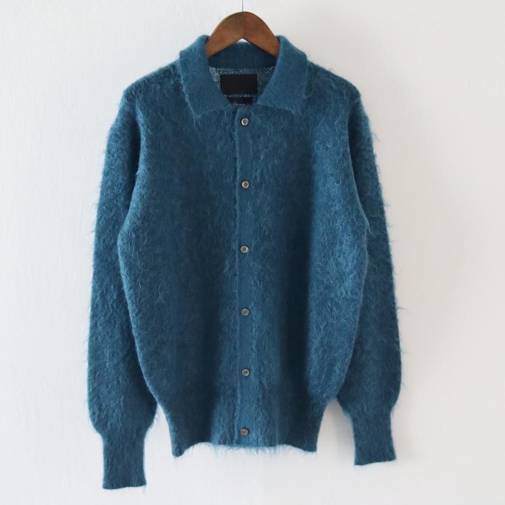 YOKE_WOMEN'S BRUSHED MOHAIR KNIT SHIRT (2 COLORS) - DIMPLE YOKE_WOMEN'S BRUSHED MOHAIR KNIT SHIRT (2 COLORS) - DIMPLE