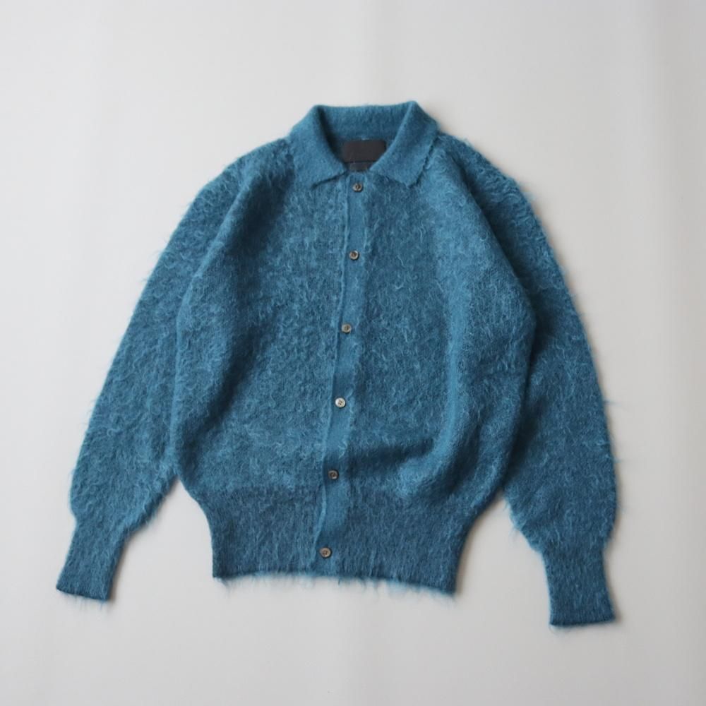 YOKE_WOMEN'S BRUSHED MOHAIR KNIT SHIRT (2 COLORS) - DIMPLE YOKE_WOMEN'S BRUSHED MOHAIR KNIT SHIRT (2 COLORS) - DIMPLE