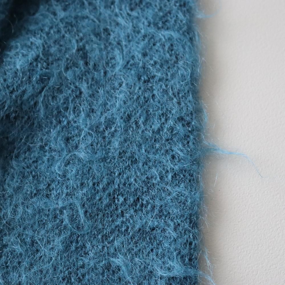 YOKE_WOMEN'S BRUSHED MOHAIR KNIT SHIRT (2 COLORS) - DIMPLE YOKE_WOMEN'S BRUSHED MOHAIR KNIT SHIRT (2 COLORS) - DIMPLE