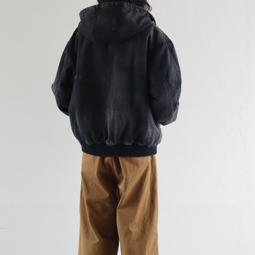 A.PRESSE Silk Linen Hooded Parka - DIMPLE A.PRESSE Silk Linen Hooded Parka - DIMPLE