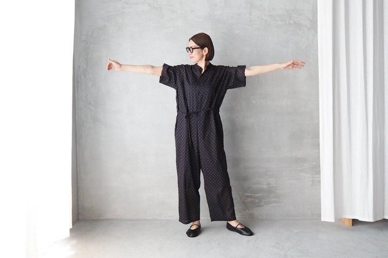 SOILドットプリント オーバーオール〈COTTON VOILE DOT PRINT SOILドットプリント オーバーオール〈COTTON VOILE DOT PRINT