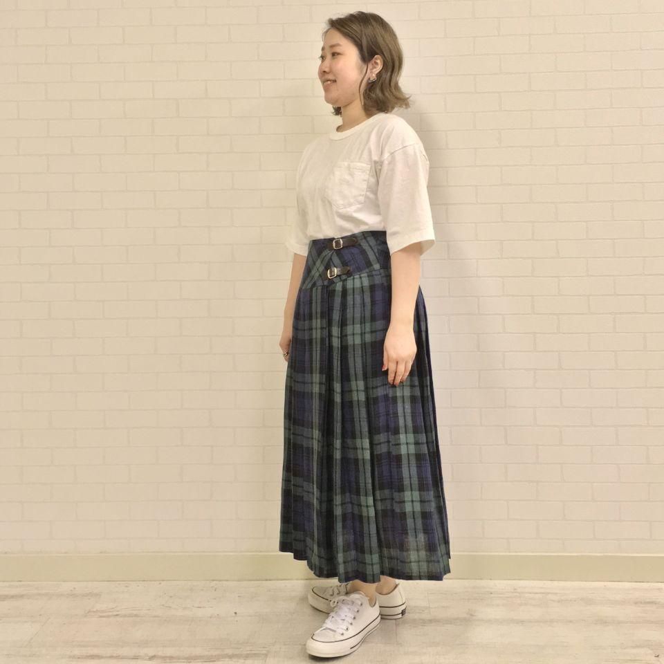 O'NEIL OF DUBLIN - BASQUE SWING SKIRT(17082) 麻 82cm丈 O'NEIL OF DUBLIN - BASQUE SWING SKIRT(17082) 麻 82cm丈