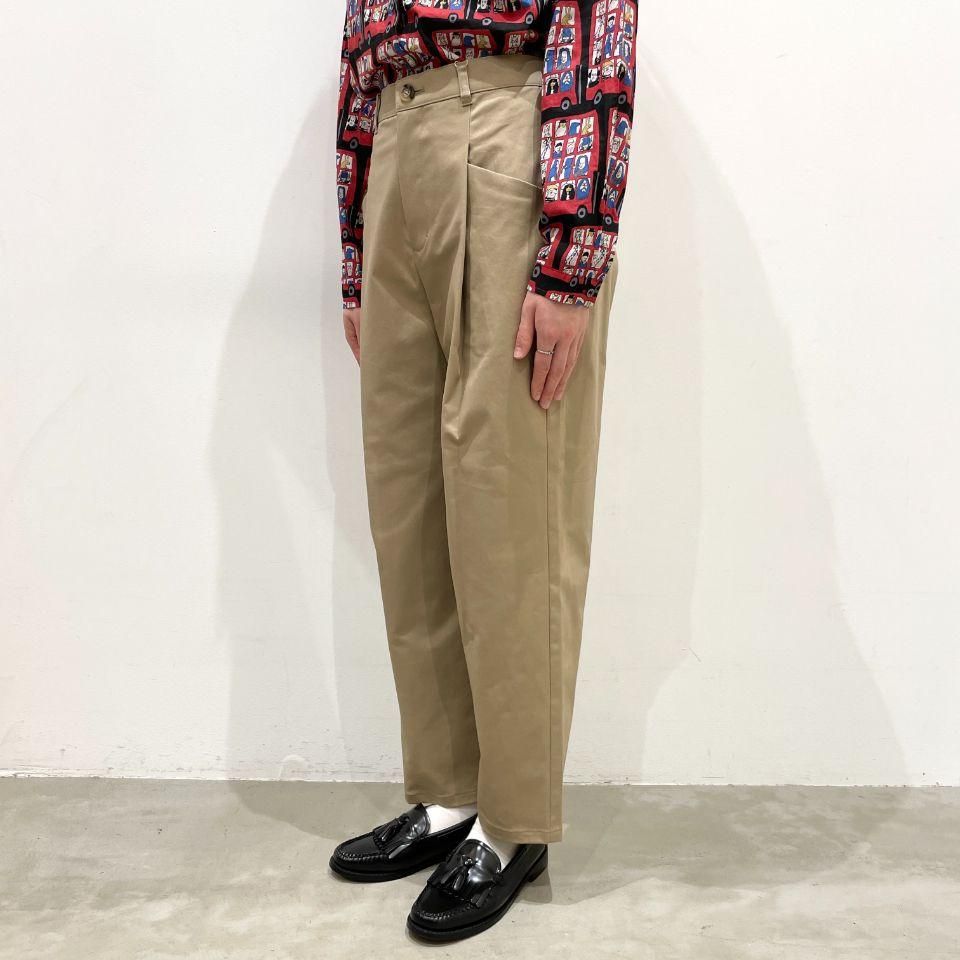 Le minor - チノストレッチ1タックパンツ(EL16302) - Sheth Le minor - チノストレッチ1タックパンツ(EL16302) - Sheth