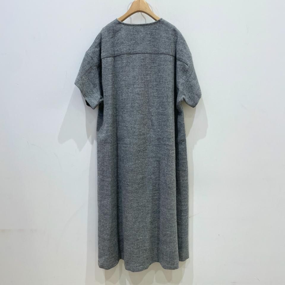 SARAHWEAR - Linen Wool Twill Dress(C4261) - Sheth Online SARAHWEAR - Linen Wool Twill Dress(C4261) - Sheth Online