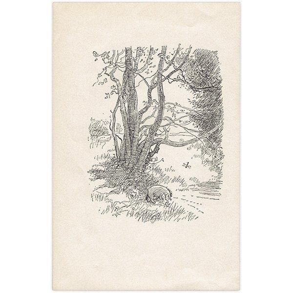 Winnie-the-Pooh くまのプーさん イーヨー ヴィンテージプリント Winnie-the-Pooh くまのプーさん イーヨー ヴィンテージプリント