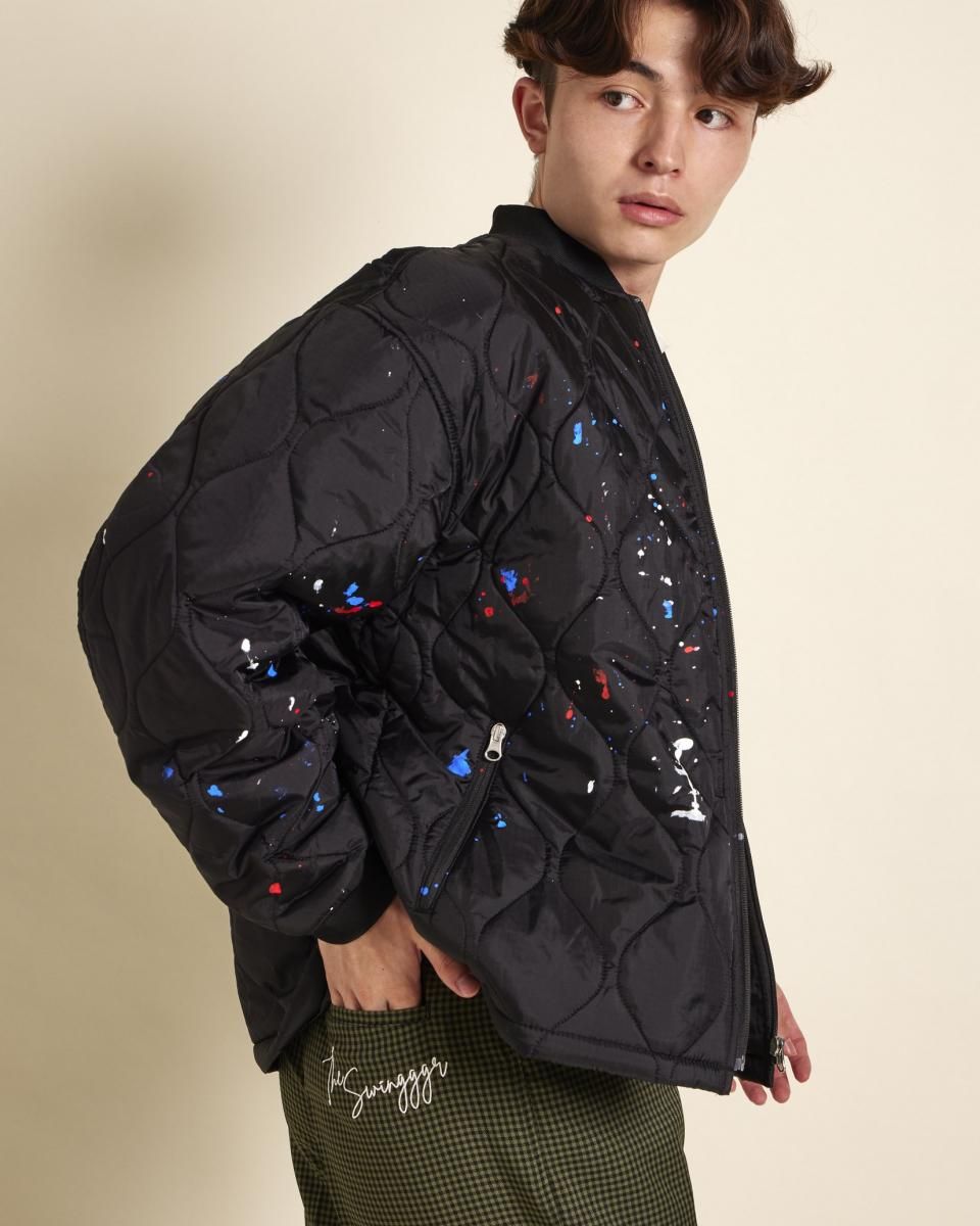 QUILT MA-1, PAINTED, BLACK - THE SWINGGGR ONLINE STORE QUILT MA-1, PAINTED, BLACK - THE SWINGGGR ONLINE STORE