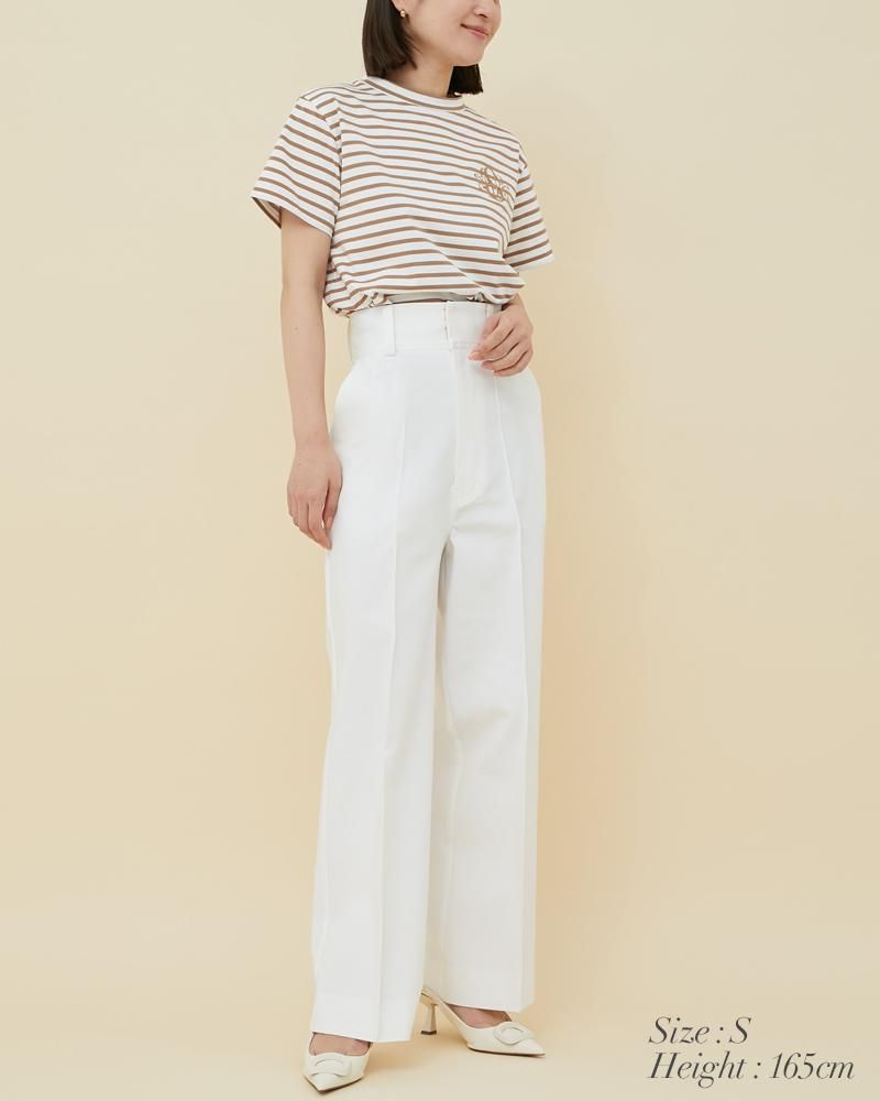 20%off】ハイウエストストレートパンツ(ピンク) - seventen 20%off】ハイウエストストレートパンツ(ピンク) - seventen