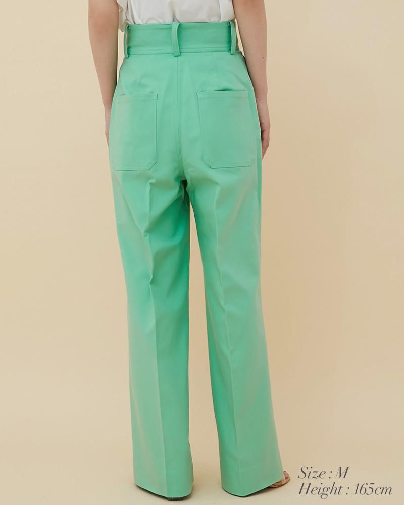 20%off】ハイウエストストレートパンツ(ピンク) - seventen 20%off】ハイウエストストレートパンツ(ピンク) - seventen
