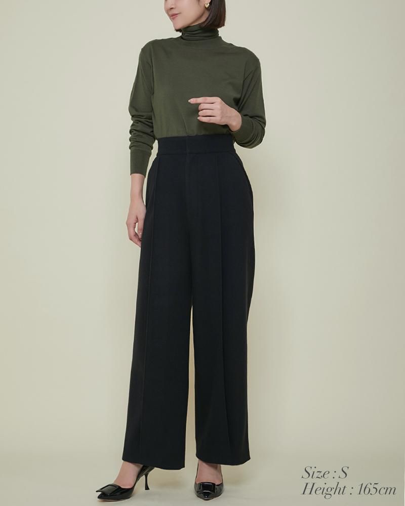 20%off】ハイウエストツータックパンツ(グレー) - seventen 20%off】ハイウエストツータックパンツ(グレー) - seventen