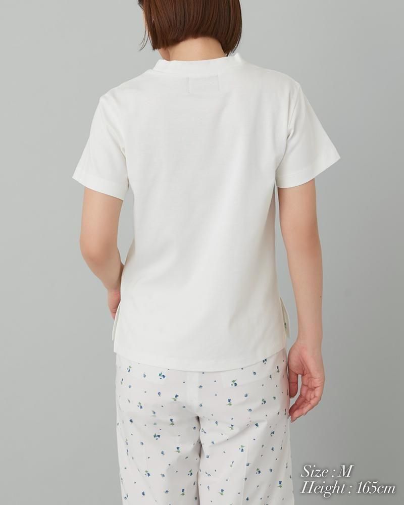 SVT刺繍Tシャツ(ホワイト×ネイビー) - seventen SVT刺繍Tシャツ(ホワイト×ネイビー) - seventen