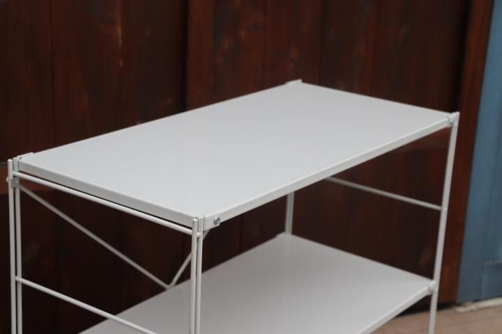 無印良品(MUJI)の人気の4段スチールユニットシェルフです!2人 無印良品(MUJI)の人気の4段スチールユニットシェルフです!2人