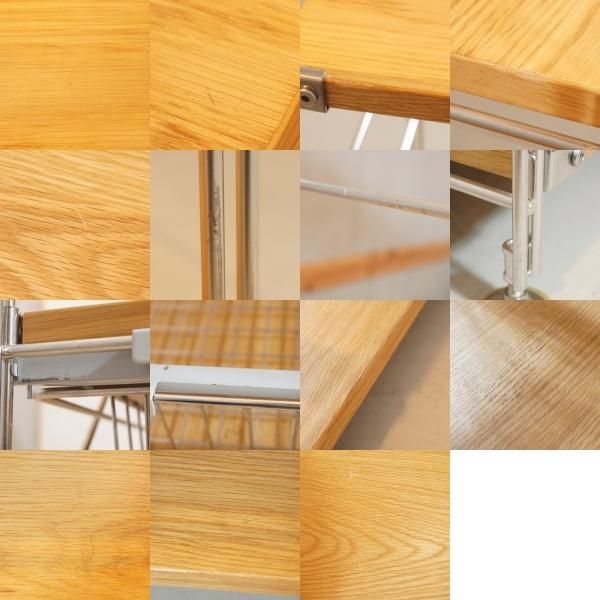 無印良品(MUJI)の人気のオーク材×ステンレス ユニットシェルフ 無印良品(MUJI)の人気のオーク材×ステンレス ユニットシェルフ