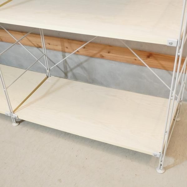 無印良品(MUJI)の人気のスチール/木製棚 2連ユニットシェルフ 無印良品(MUJI)の人気のスチール/木製棚 2連ユニットシェルフ